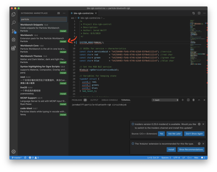 Use The Air Quality Wing Air Quality Sensor With Google Docs